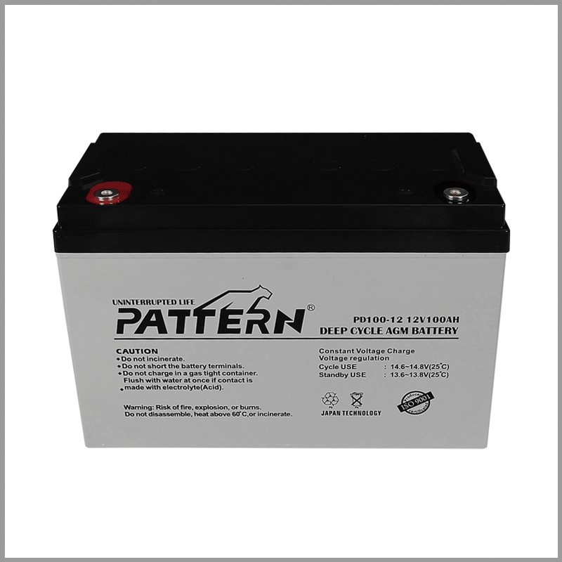 Solar Inverter Battery PD100-12 - Pattern