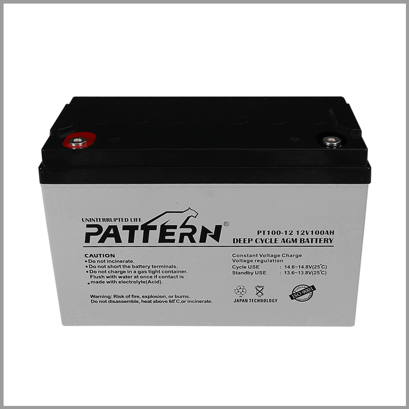 AGM battery PT100-12 - Pattern