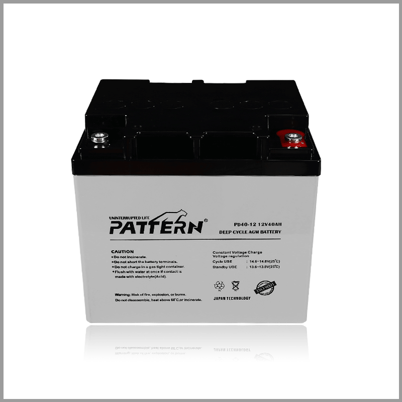 Deep Cycle Battery PD40-12 - Pattern