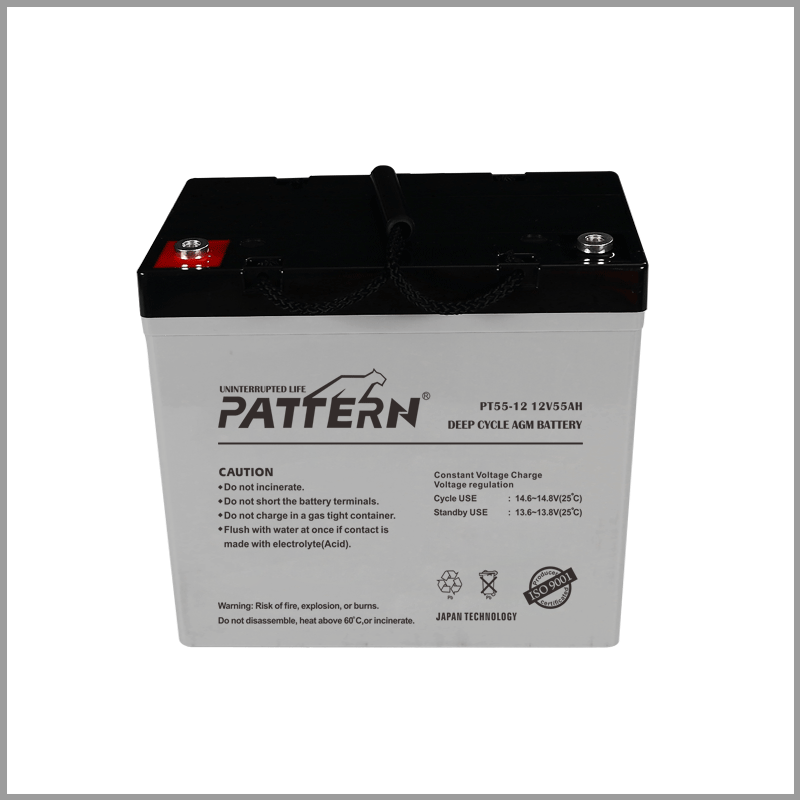 AGM battery PT55-12 - Pattern