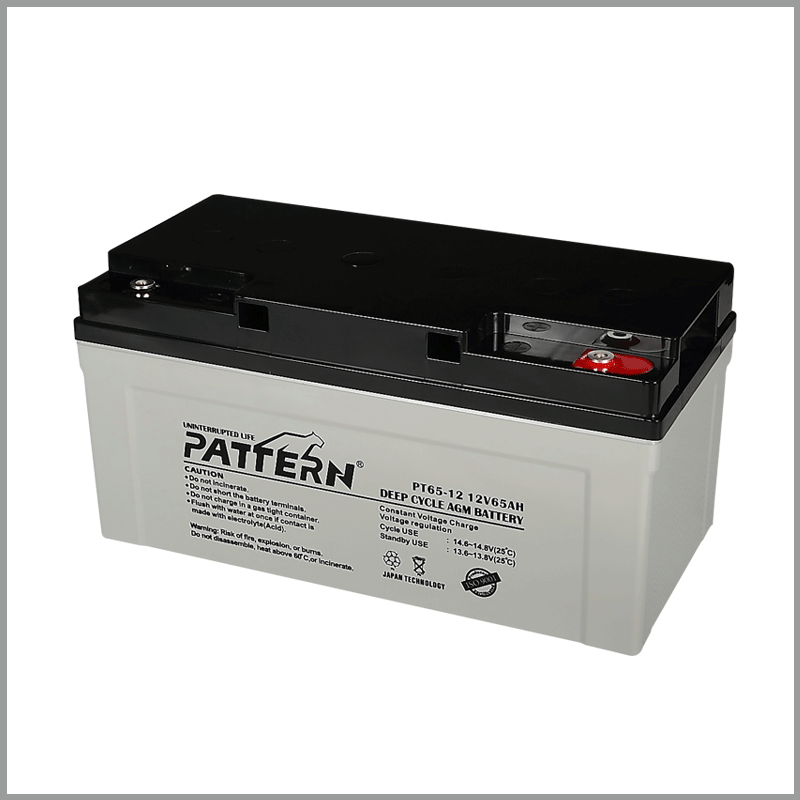 AGM battery PT65-12 - Pattern