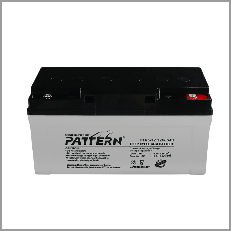 AGM battery PT65-12 - Pattern