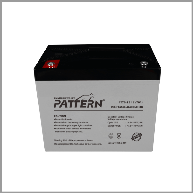 AGM battery PT70-12 - Pattern