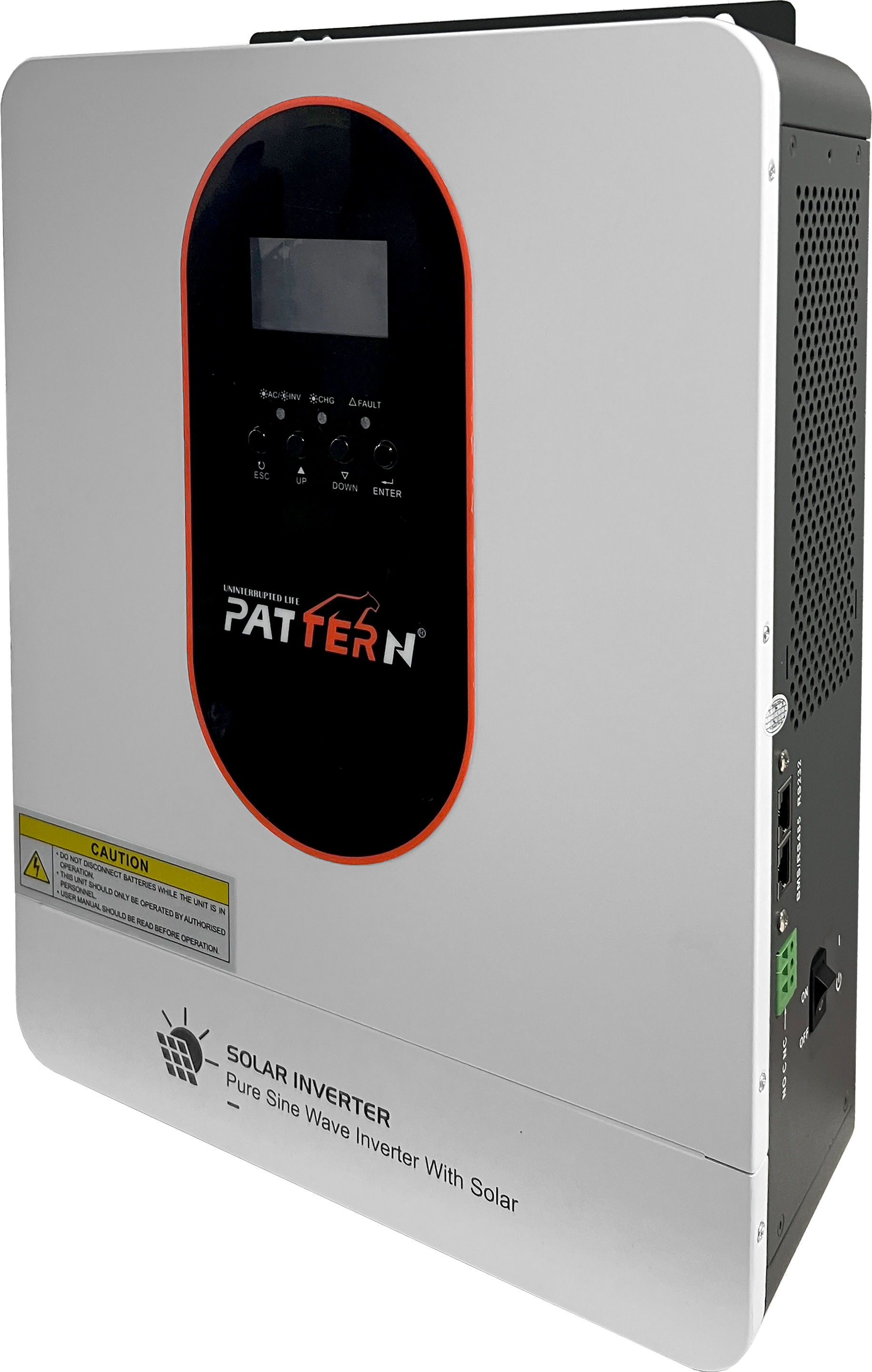 4kW/6.2kW Hybrid Solar Inverter with MPPT - Pattern